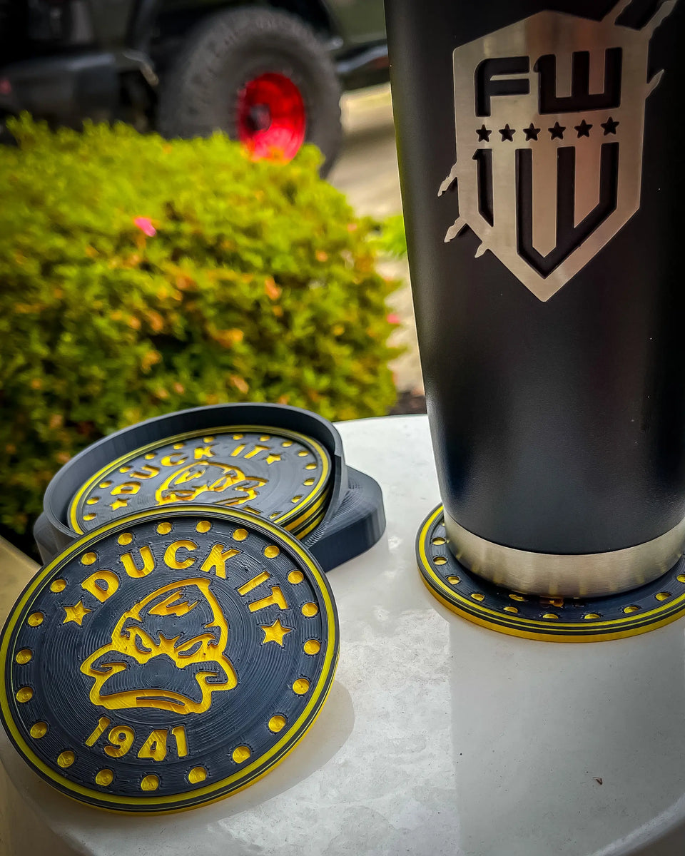 Duck it! Coaster Set - F1rstWarrior